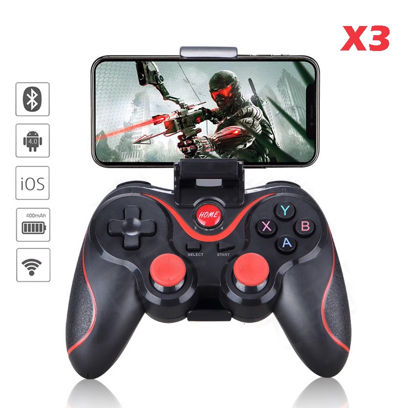 Gamepad X3 Bt4.0 Sem Fio Bluetooth Joystick Pc Android Game Console ...