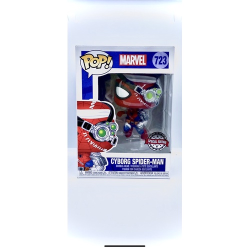 Funko Pop Marvel Exclusive - Cyborg Spider-Man #723 | Shopee Brasil