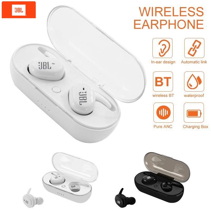 JBL TWS-4 Tws Fone De Ouvido Sem Fio Esportivo / 5.0 Fone De Ouvido Est ...