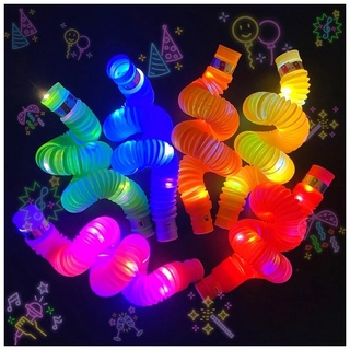 Kit 12 Pop It Tube Led Com Luz Puzzle Fidget Toy Anti Estresse ...