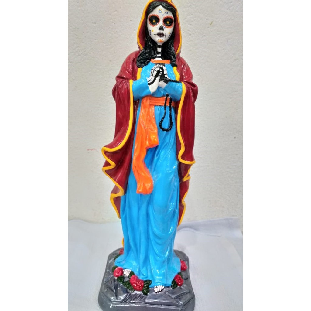 Imagem Santa Morte Em Gesso 35cm | Shopee Brasil