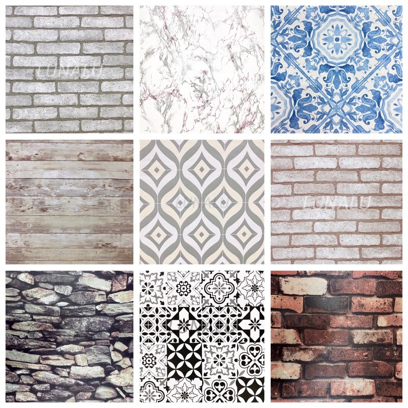 Papel De Parede 5 Metros X 45cm Adesivo Autocolante Tijolo Azulejo