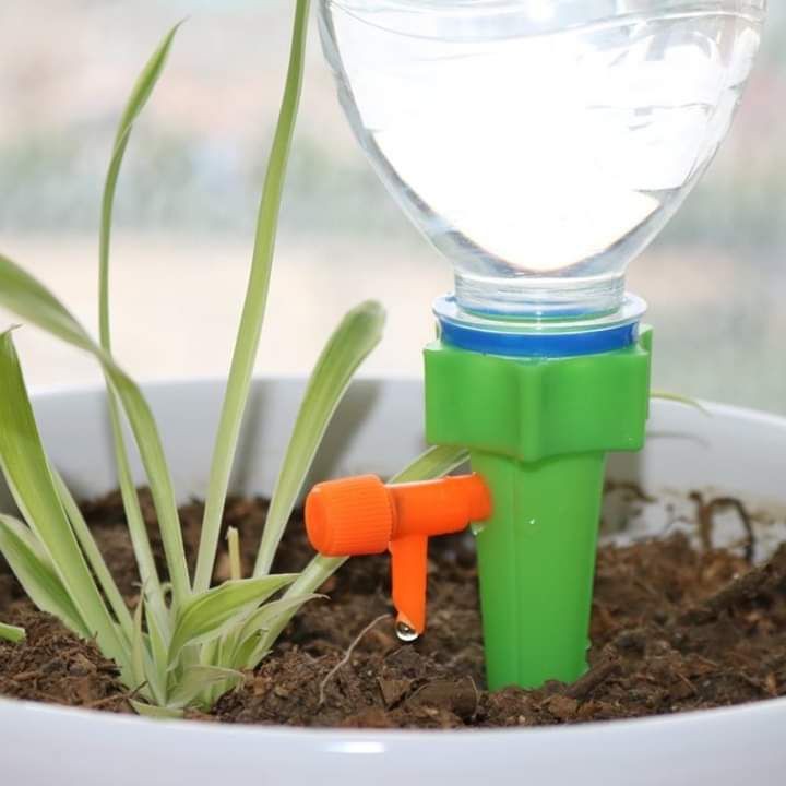 Irrigador regador garrafa pet por gotejamento automático horta plantas ...