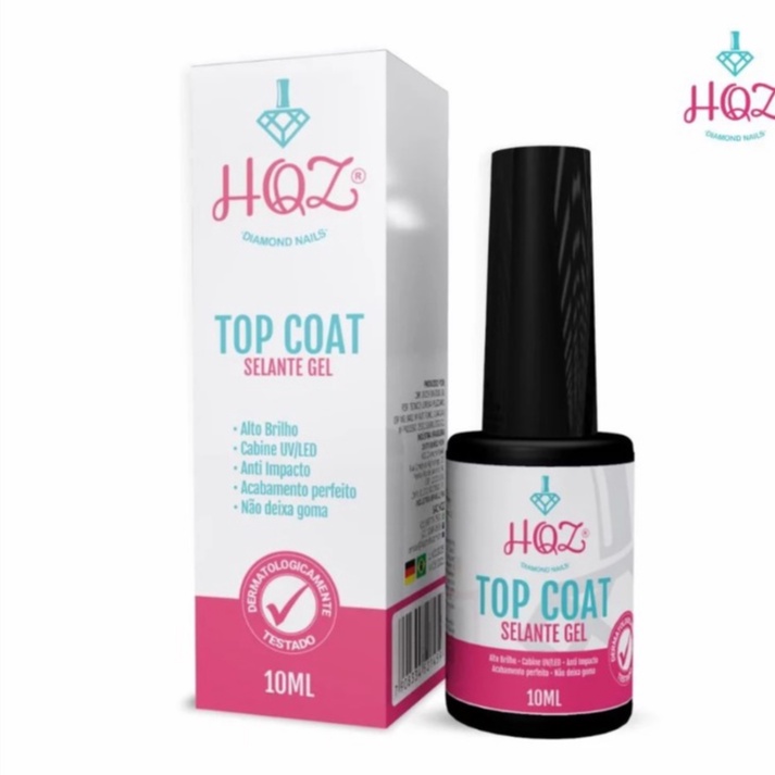Top Coat HQZ 10ml | Shopee Brasil