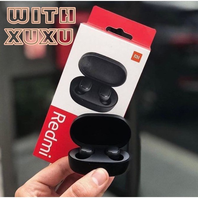 Xiaomi Redmi 2 Airdots Fone Stereo Bass Tws Bluetooth Preto | Shopee Brasil