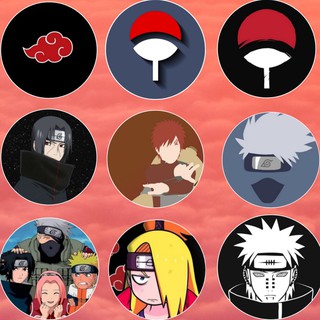 Buttons Broche Naruto Sasuke Uchiha Sakura Kakashi Anime Botons Butons ...