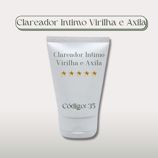 Creme Clareador Intimo Virilha e Axila - 30g - CÓDIGO 35 | Shopee Brasil