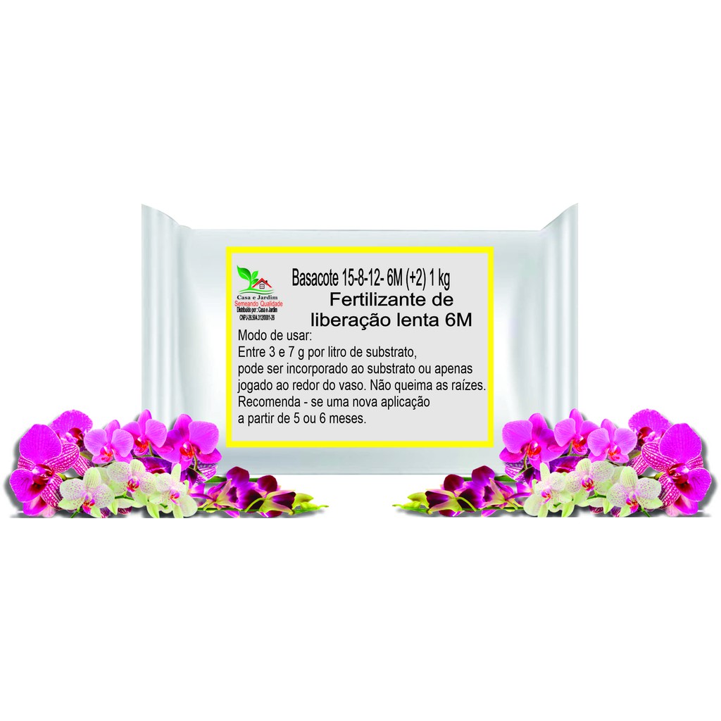 Basacote 15-8-12 6 m 1kg Fertilizante de liberação Lenta | Shopee Brasil