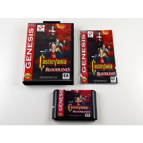 Castlevania Bloodlines Sega Mega Drive Novo Completo | Shopee Brasil