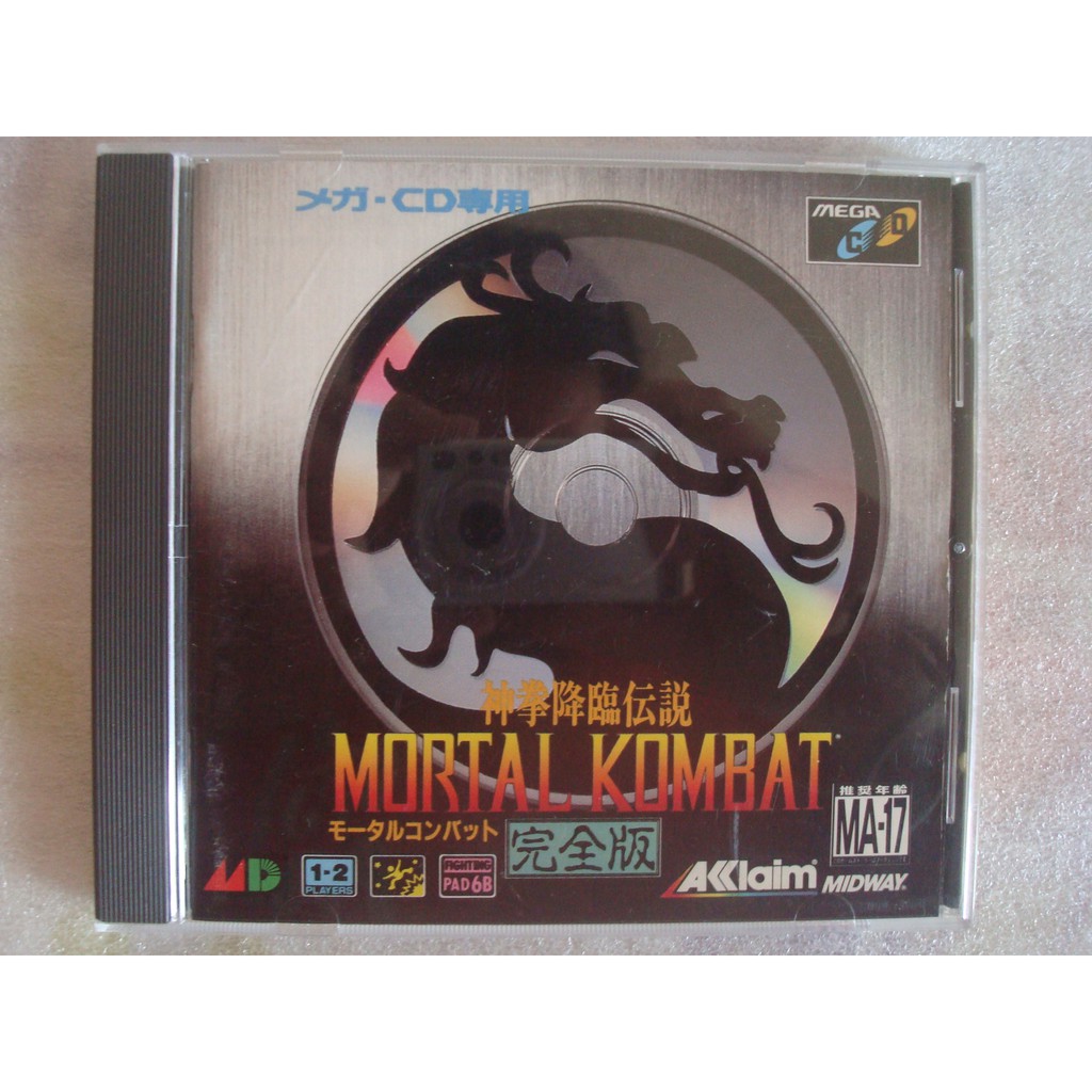 Mortal Kombat - Mega Cd Original Jogo Game Japones Mk Sega | Shopee Brasil