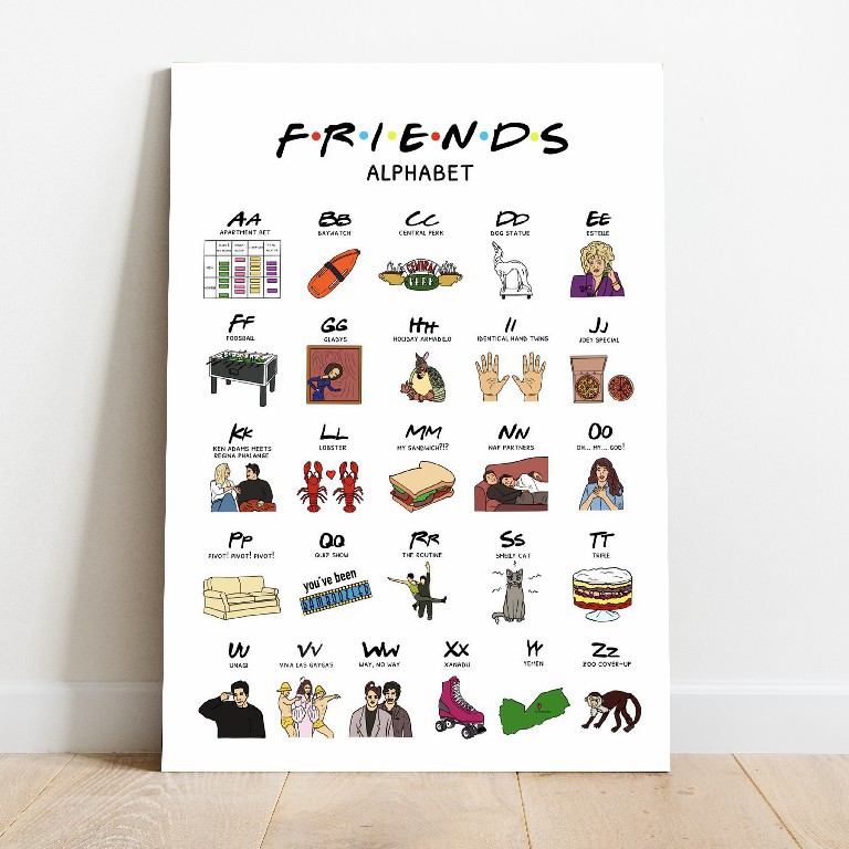 Quadro Friends Modelo 9 | Shopee Brasil