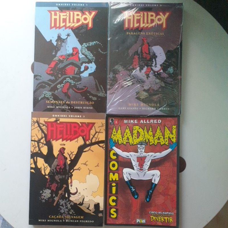 3 Volumes Omnibus Hellboy - Sementes da destruição, Paragens exóticas ...