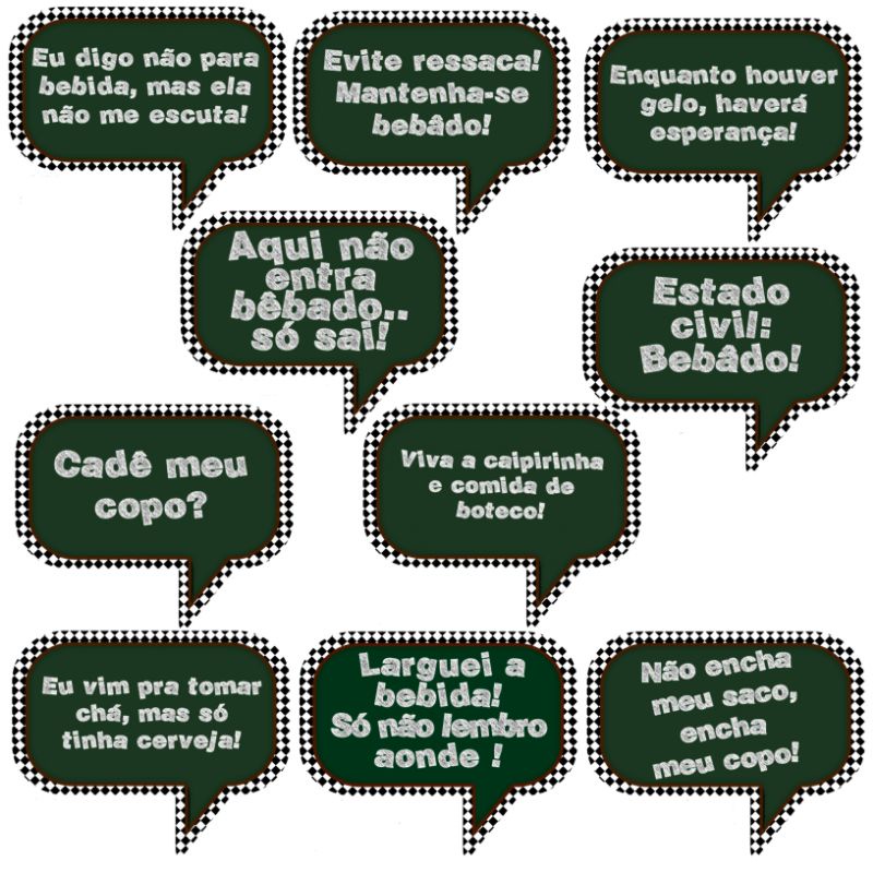 10 placas decorativas plaquinhas festa boteco | Shopee Brasil