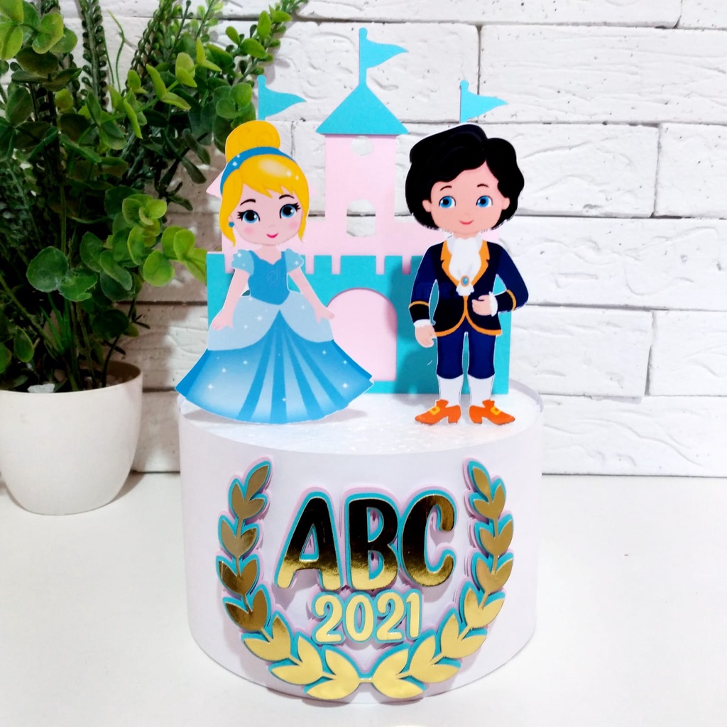 Topper formatura - Topo de bolo ABC - Topper formatura do ABC | Shopee ...