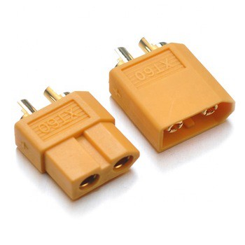 Par de conector xt60 bateria lipo aeromodelo / drone / automodelo / lancha | BeeCost