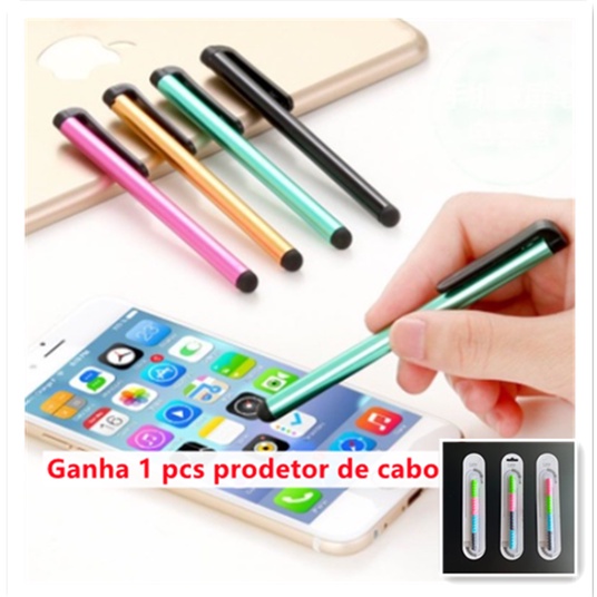 Caneta Touch Screen Stylus Para Ipad / Android / Ios / Tablet/ Iphone ...