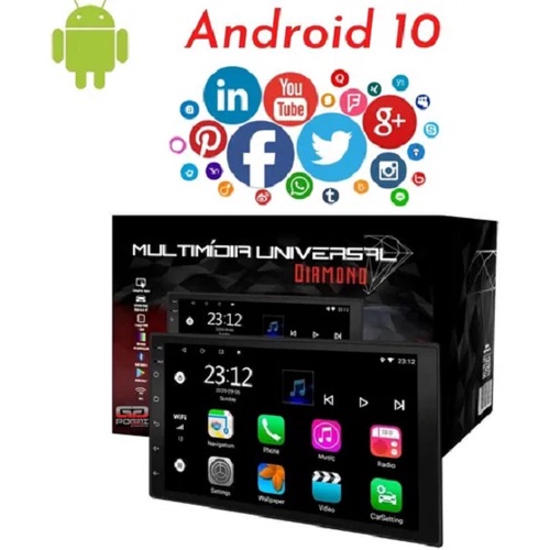 CENTRAL MULTIMIDIA JR8 UNIVERSAL DIAMOND ANDROID 10 WIFI GPS | Shopee ...