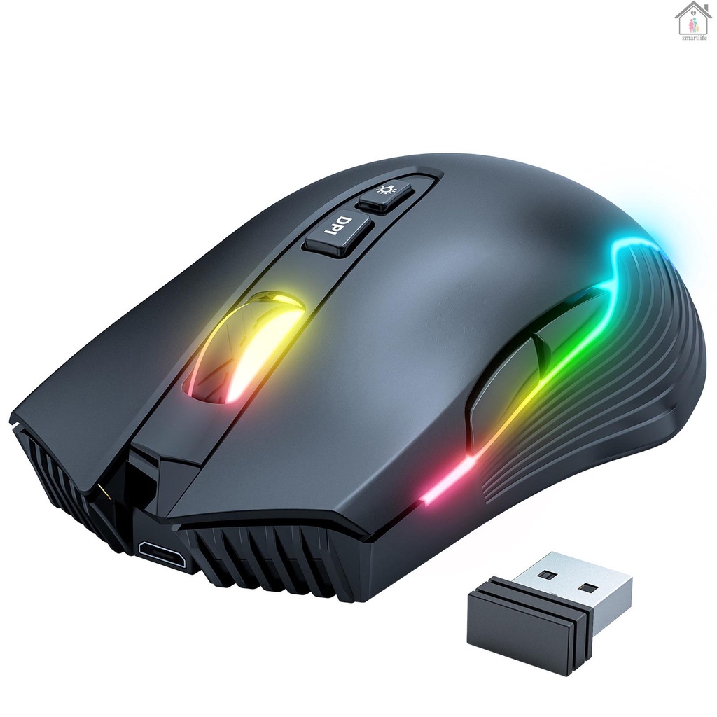 Mouse Óptico De Computador Óptico Onikuma Cw905 2.4g Sem Fio Para Jogos ...