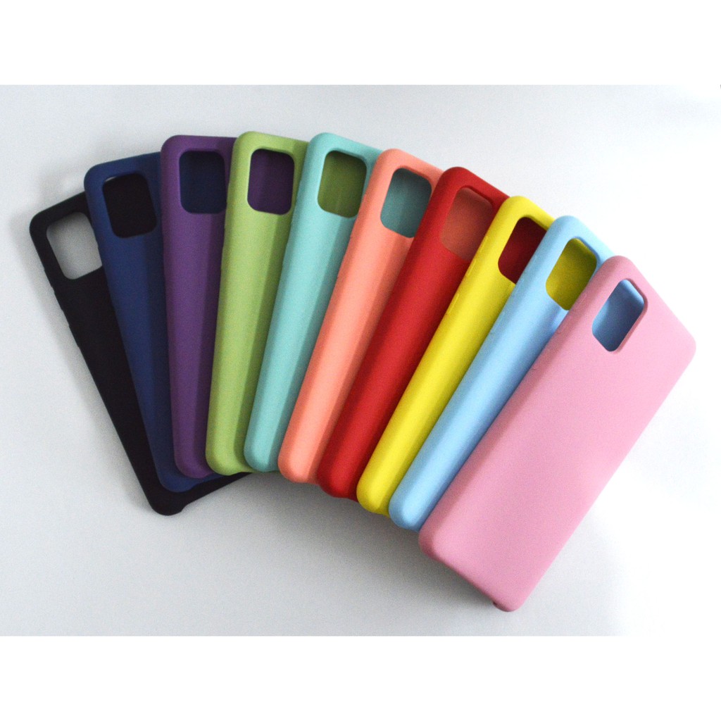 Capinha de celular Samsung A31 silicone com interior aveludado | Shopee ...