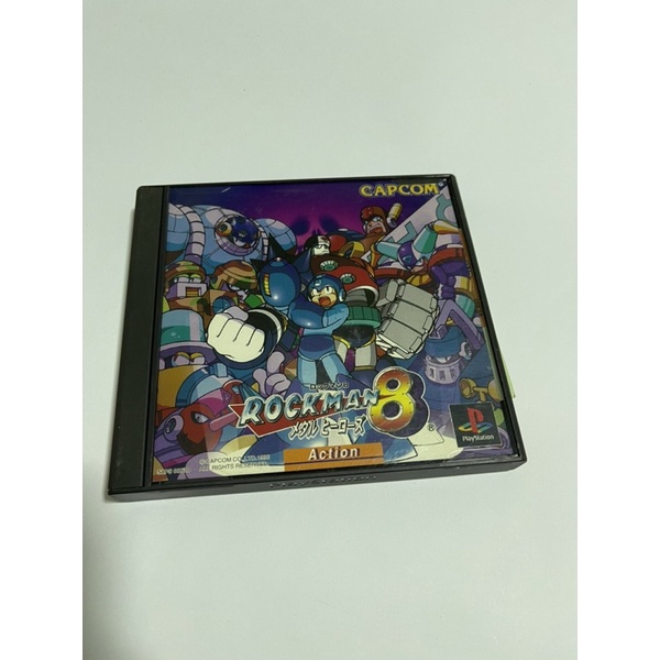 ROCKMAN 8 - METAL HEROES SLPS-00630 ORIGINAL PS1 2055 | Shopee Brasil