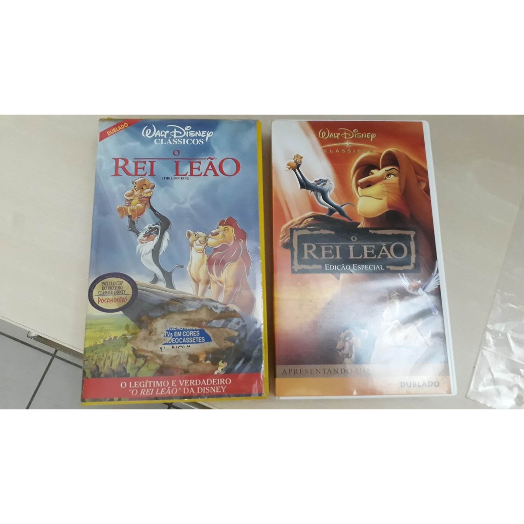 VHS Disney Digitalizados - O Rei Leão, Branca de Neve, A Bela e a Fera ...