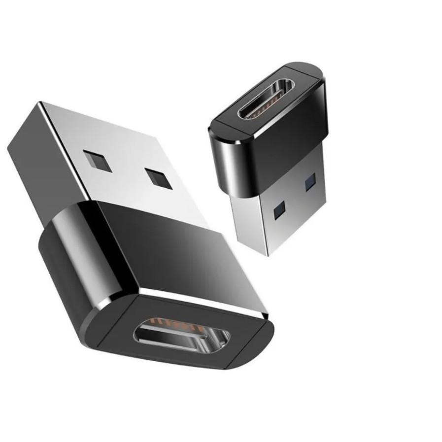 Adaptador Plug Usb 3.1 Tipo C Fêmea X Usb 2.0 Macho Otg | Shopee Brasil