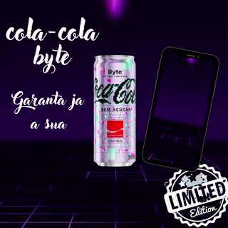 Nova Coca cola Sabor Byte Lata 310ml (EDIÇÃO LIMITADA) | Shopee Brasil