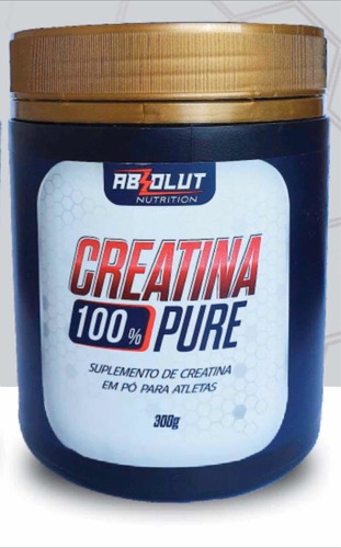 Creatina 100 Pure Micronizada E Monohidratada 300g Absolut Shopee Brasil
