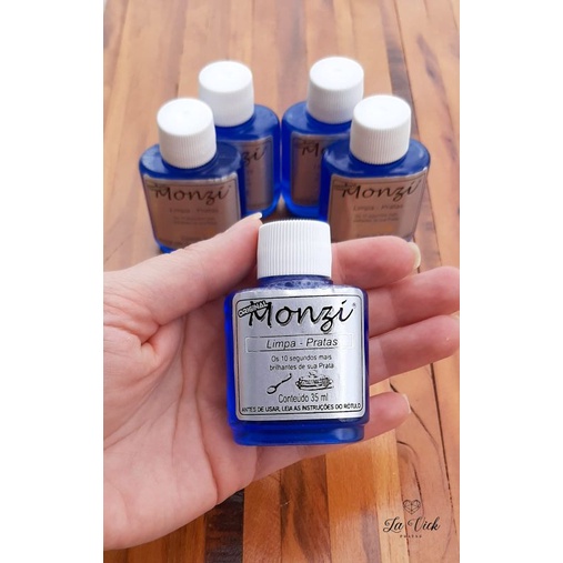 Monzi Limpa Prata Original 35 ml. | Shopee Brasil