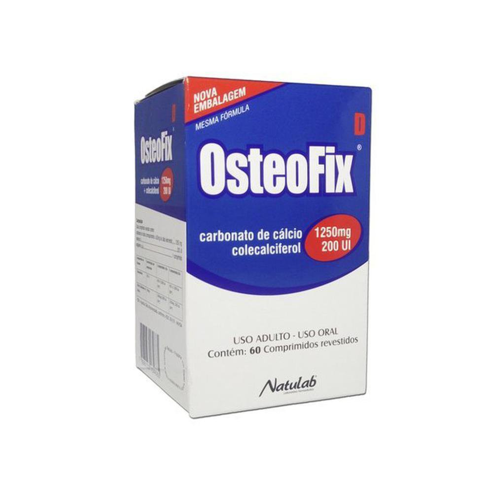Osteofix D 500mg + 200UI com 60 Comprimidos Revestidos | Shopee Brasil