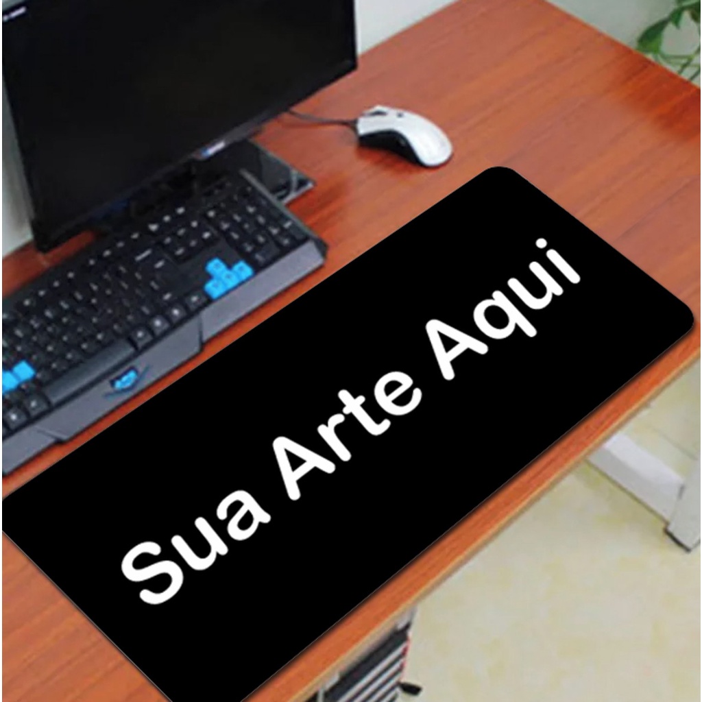 Mouse pad Gamer personalizado 90x40cm - sua arte aqui - Mousepad grande ...