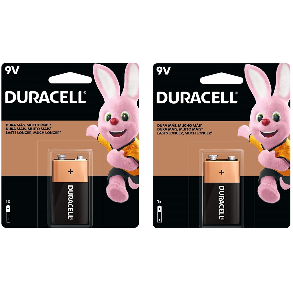 Bateria 9V Duracell Alcalina Kit Com 2 Unidades | Shopee Brasil