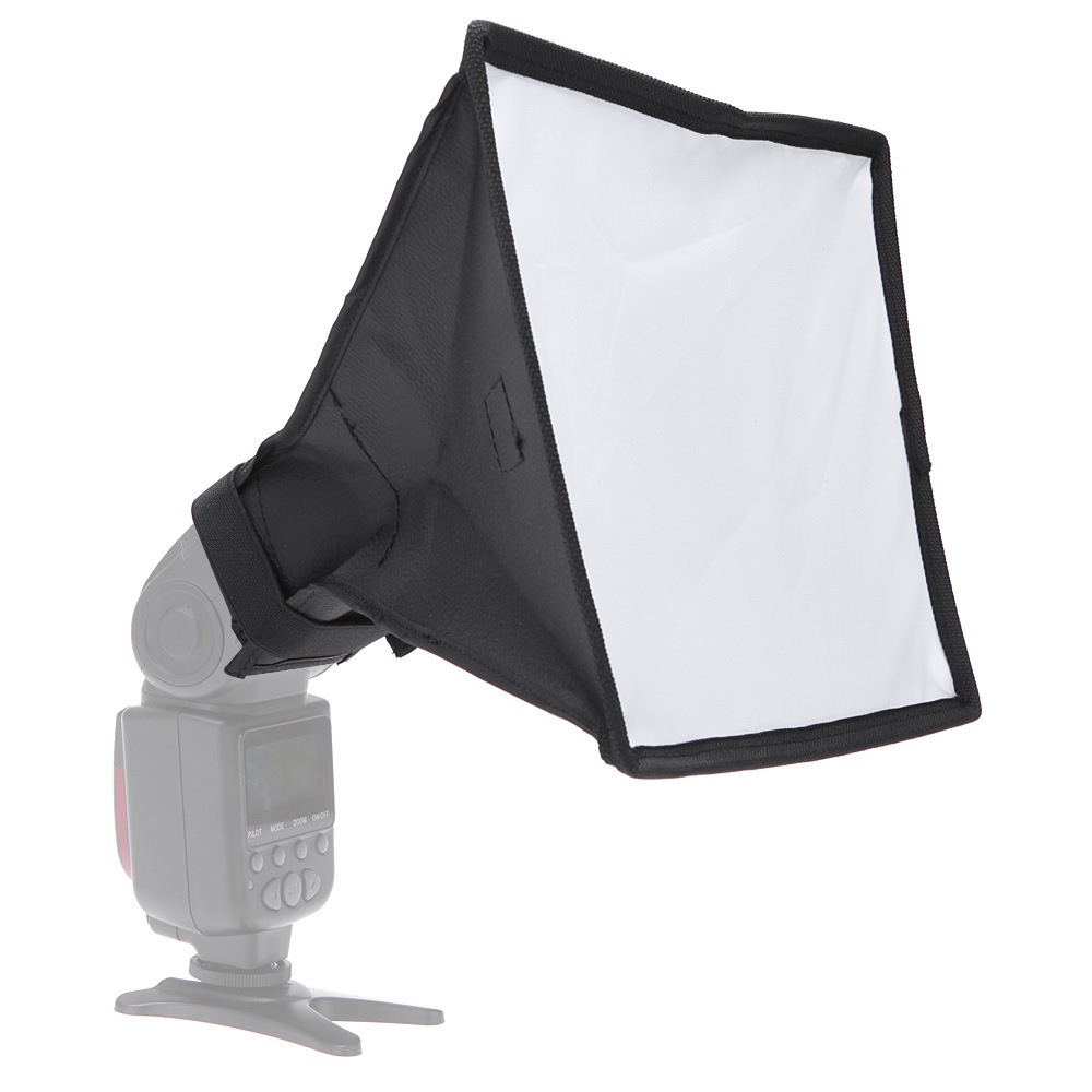 Mini Softbox Para Flash Speedlight Universal 15X17 T-Photo - Escorrega ...