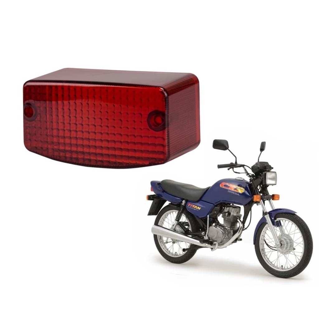 Lente De Lanterna Traseira Honda Cg Today Titan Cargo 125 De 1992 Ate 1999 | Shopee Brasil