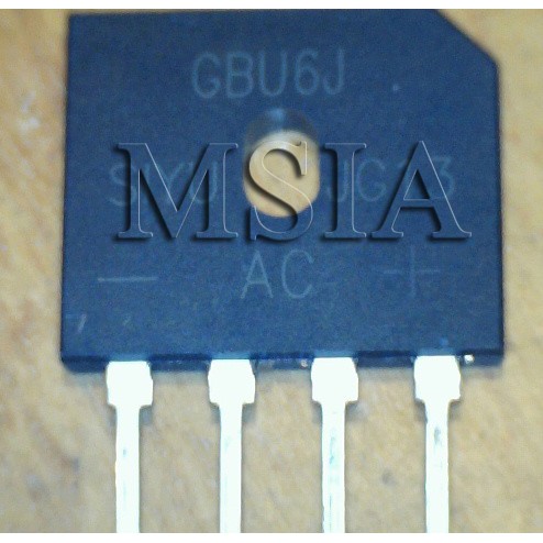 Ponte Retificadora GBU6J SIYU - Tenho vários outros componentes ...