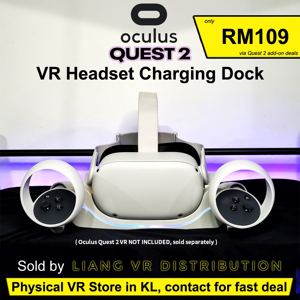 VR Suporte Para Oculus Quest 2 Doca De Carregamento Carregador De ...