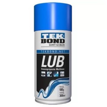 Oleo Desengripante Tekbond LUB Tekspray Lubrificante Anti-ferrugem Multiuso 300ml 180g | Shopee ...