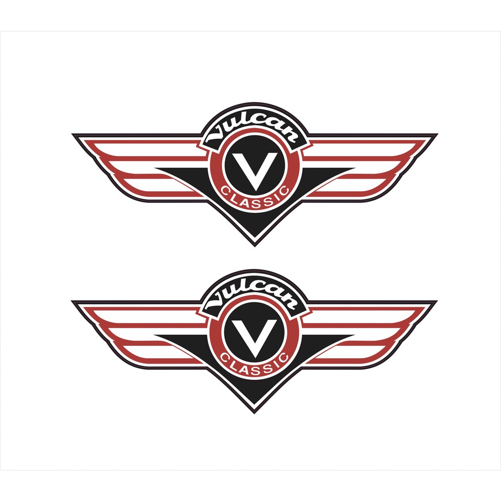 kit jogo adesivos moto kawasaki vulcan classic resinado - Escorrega o Preço