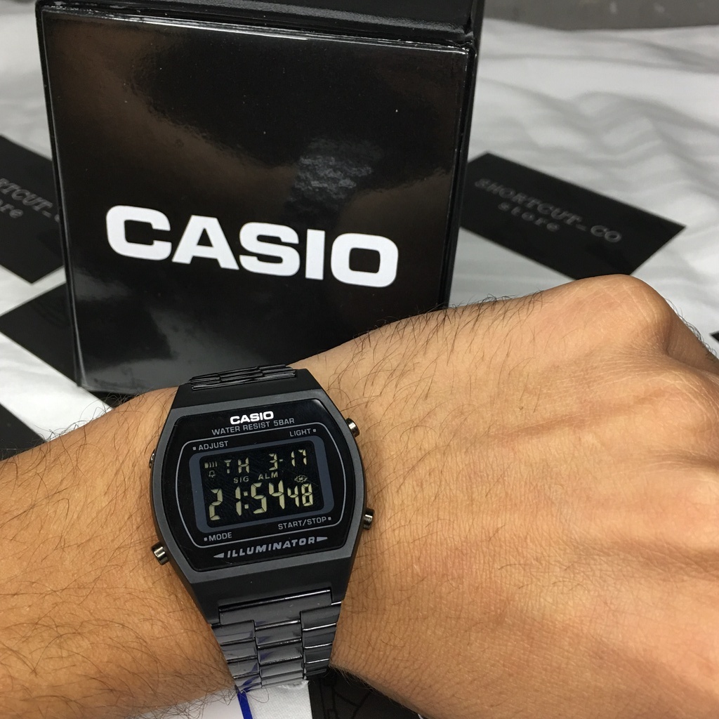 Relógio Casio B640 Vintage Retro Digital Masculino Feminino | Shopee Brasil