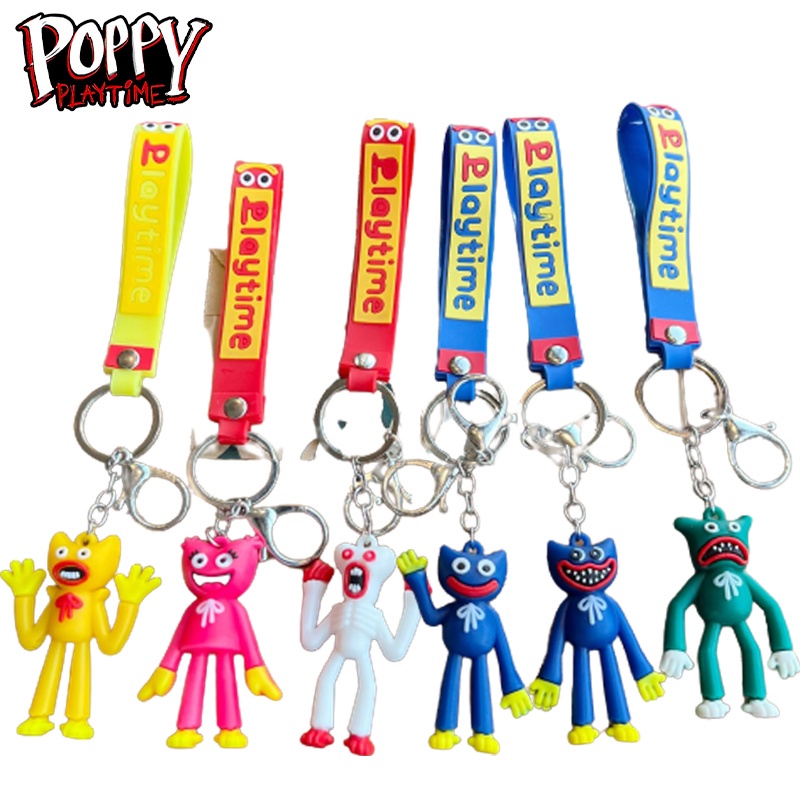 Poppy Playtime 5cm huggy Keychain Toy Huggy Wuggy Keyring Doll Pendant ...