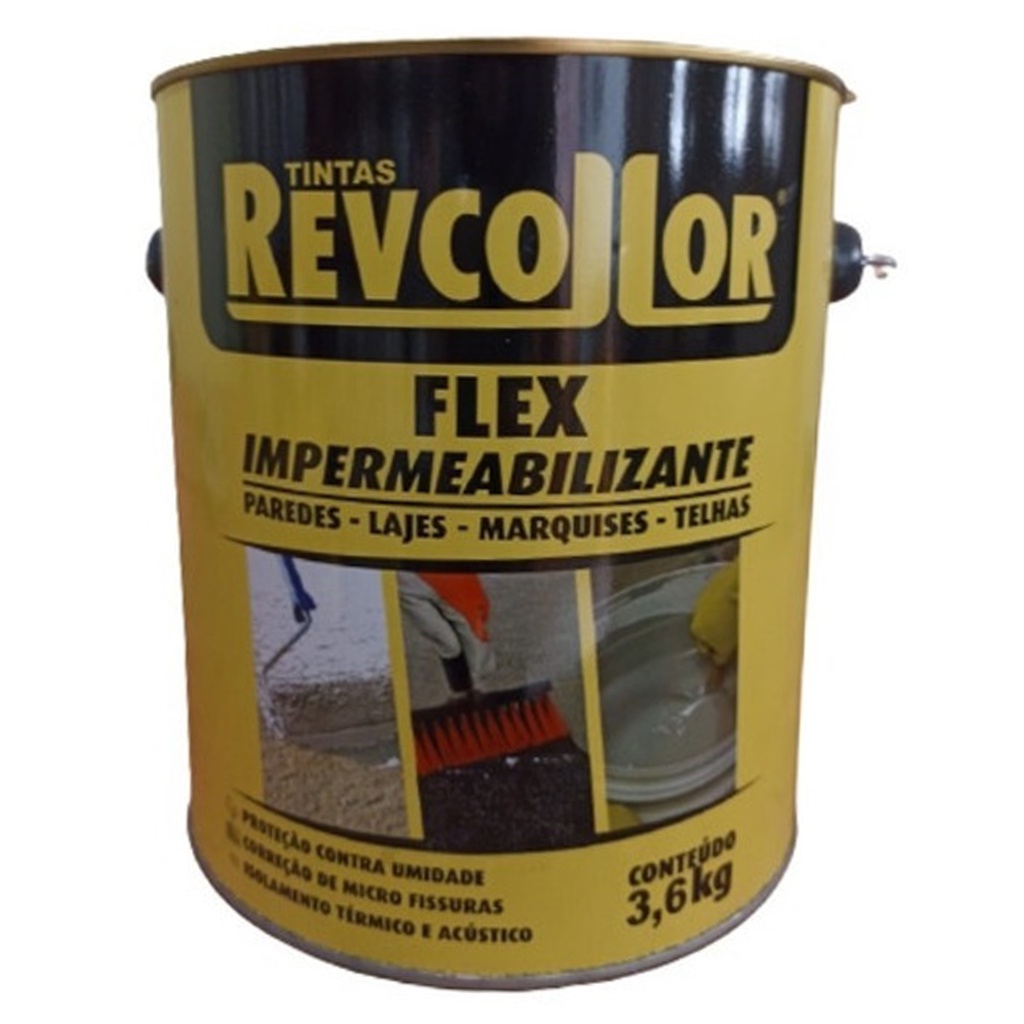 Borracha Liquida Revcollor 3,6kg Branco | Shopee Brasil