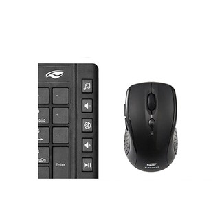 KIT TECLADO E MOUSE SEM FIO C3 TECH K-W50 PRETO | Shopee Brasil