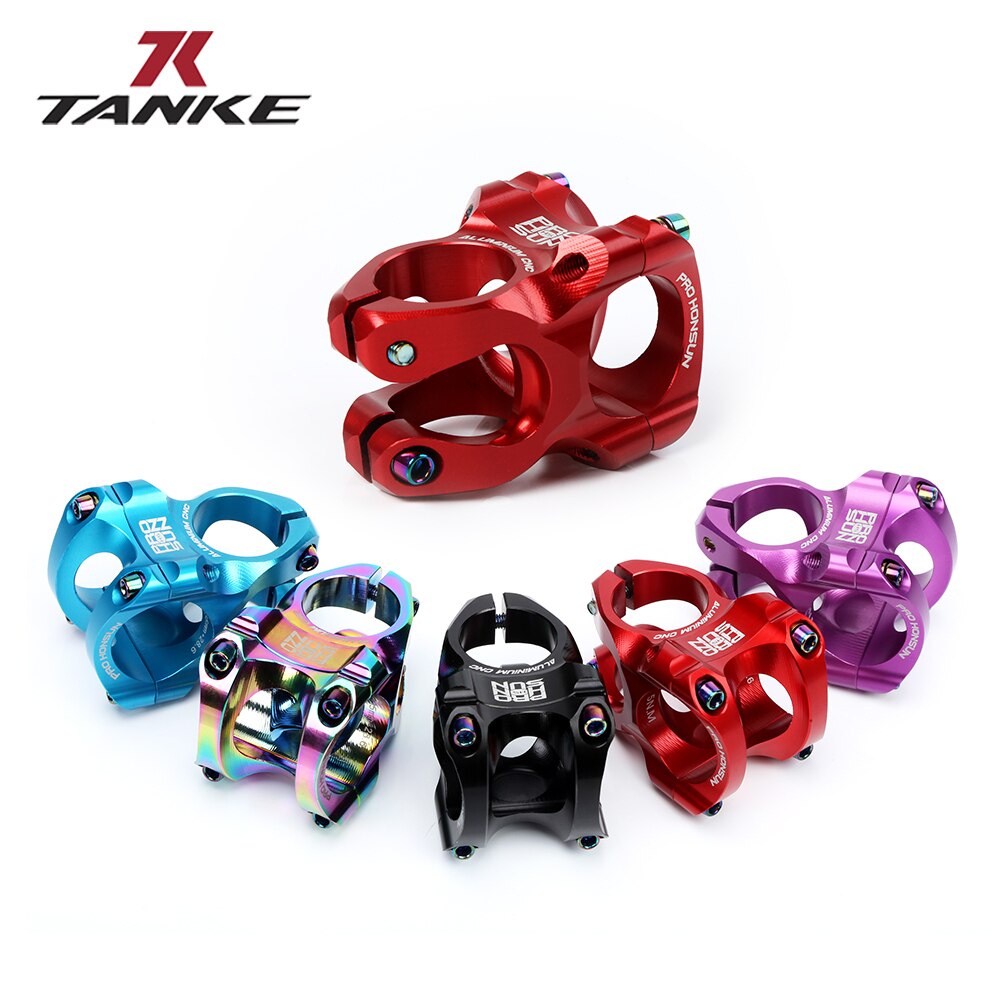 mesa bike MTB CNC 31.8mm*28.6mm 0° TANKE peças de bicicleta 35mm ...