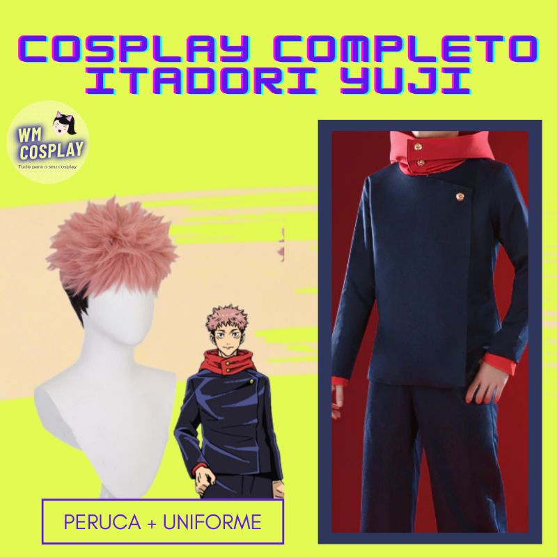 Anime Jujutsu Kaisen Yuji Itadori Cosplay Costume Yuji, 44% OFF