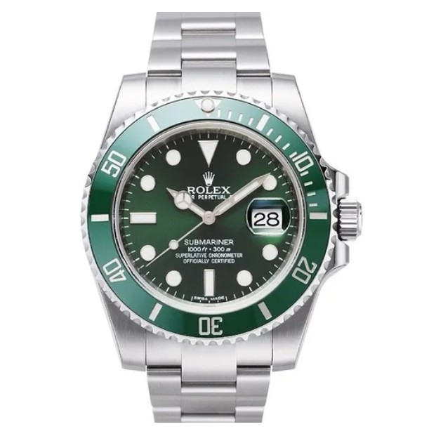 Relógio Rolex Submariner Verde Automatico Com Caixa ,Garantia de 6 ...