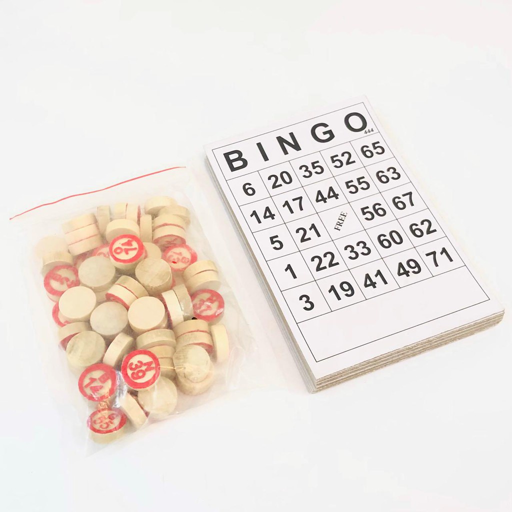 Jogo de bingo com 75 pedras e 40 cartelas | Shopee Brasil