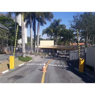 Protetor Para Cancela Entrada Estacionamento Garagem Condomínio ...