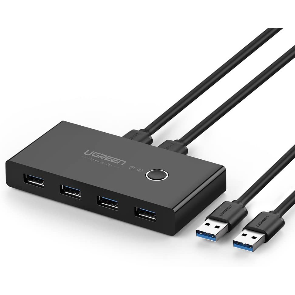 Ugreen Usb Kvm Switch Usb 2.0 2 Pcs Compartilhando 4 Dispositivos ...