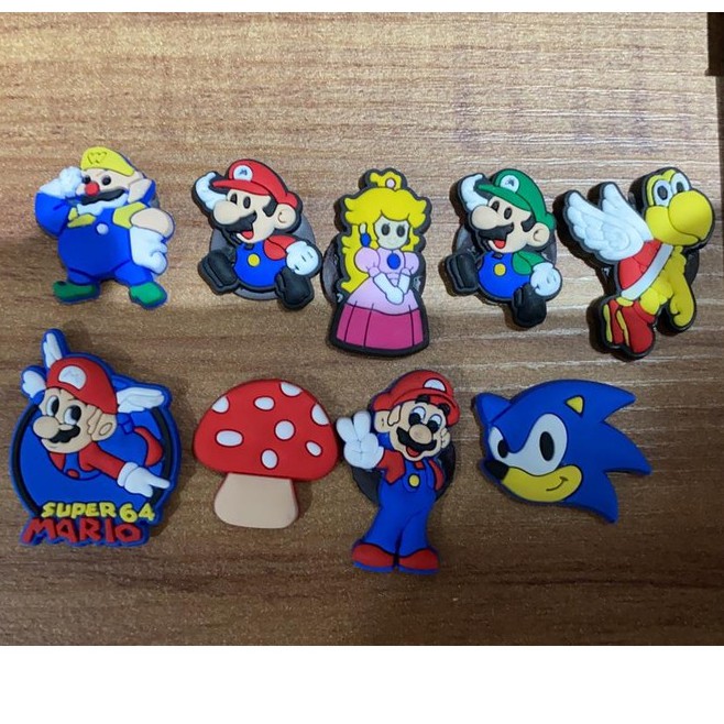 Imã ima geladeira Miniatura Super Mário, Sonic | Shopee Brasil