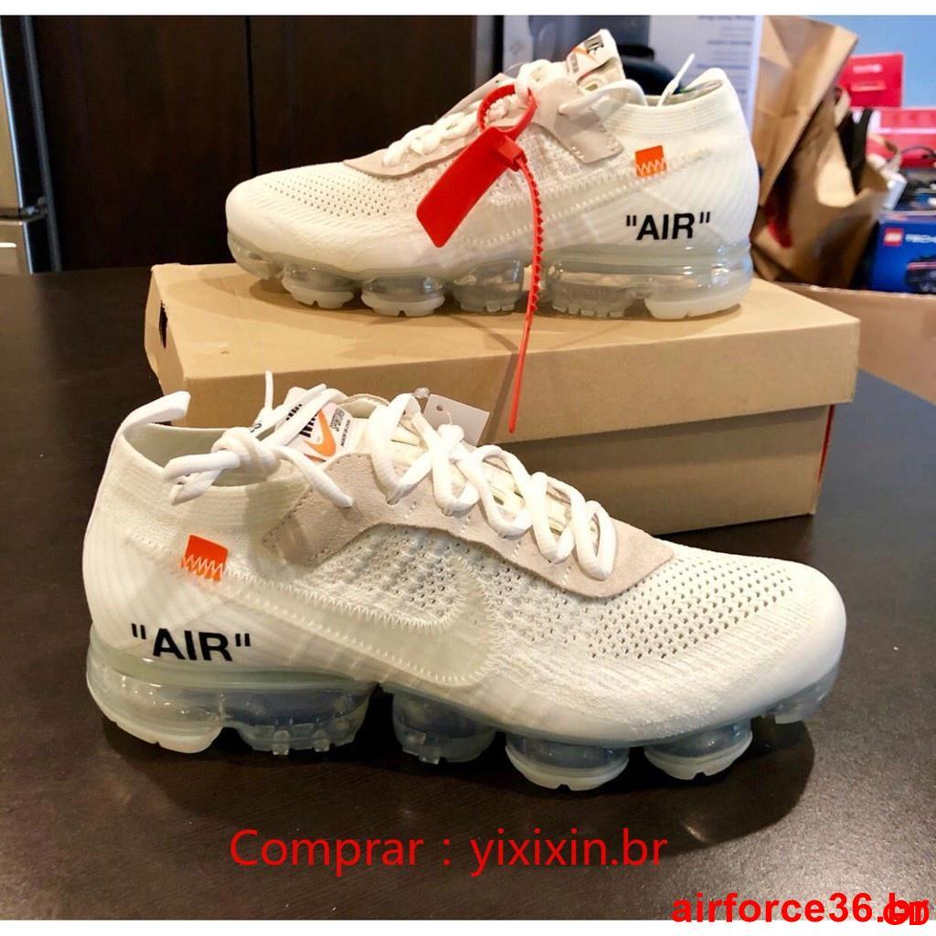 (100 % Original) Tniis Xiaoyun Moda Nike Vapor De Ar Max X Off White Em ...